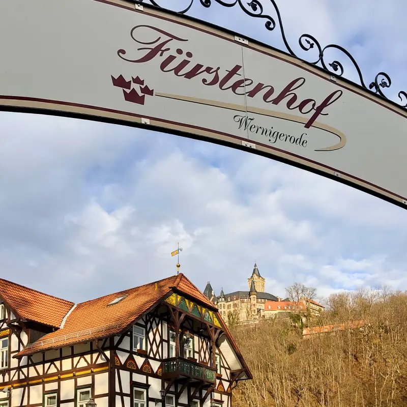 Auf dem Krippenweg durch die historische Altstadt von Wernigerode ...